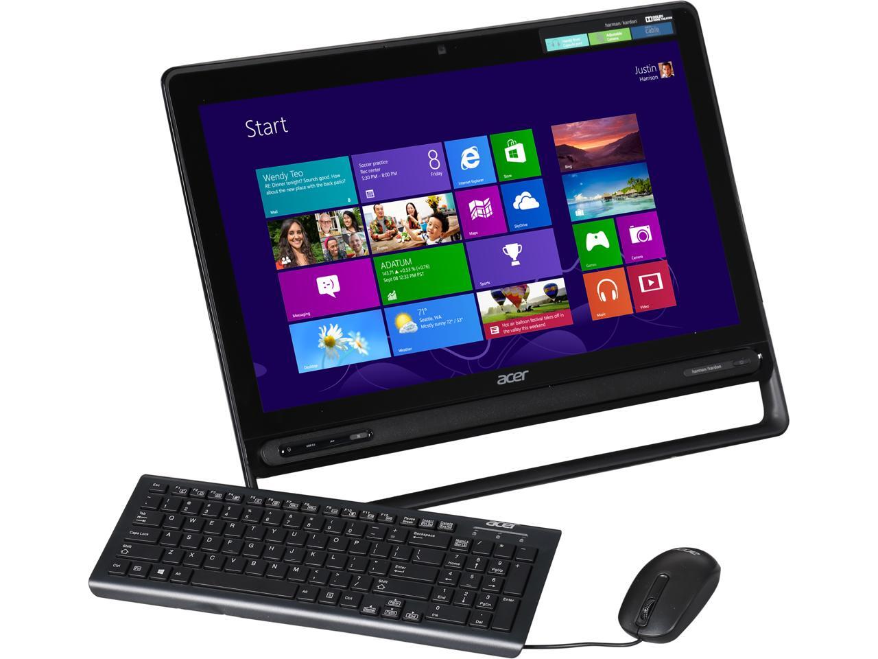 Acer All-in-One PC Aspire AZ3-605-UR2A Intel Core i3-3227U 4GB DDR3 1TB ...