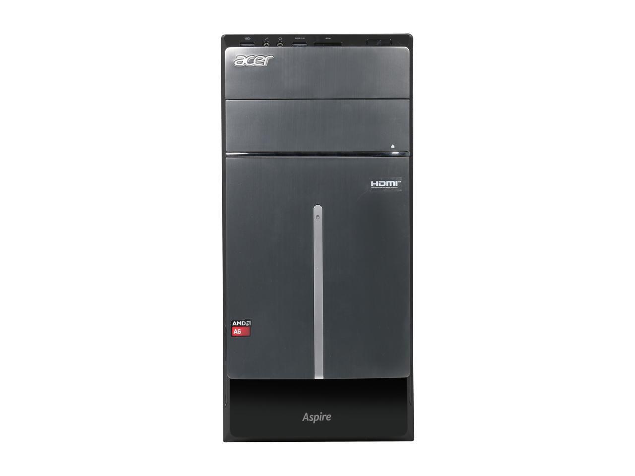 Acer Desktop PC ATC-115-UR13 AMD A6-6310 4GB DDR3 1TB HDD Windows 8.1 ...