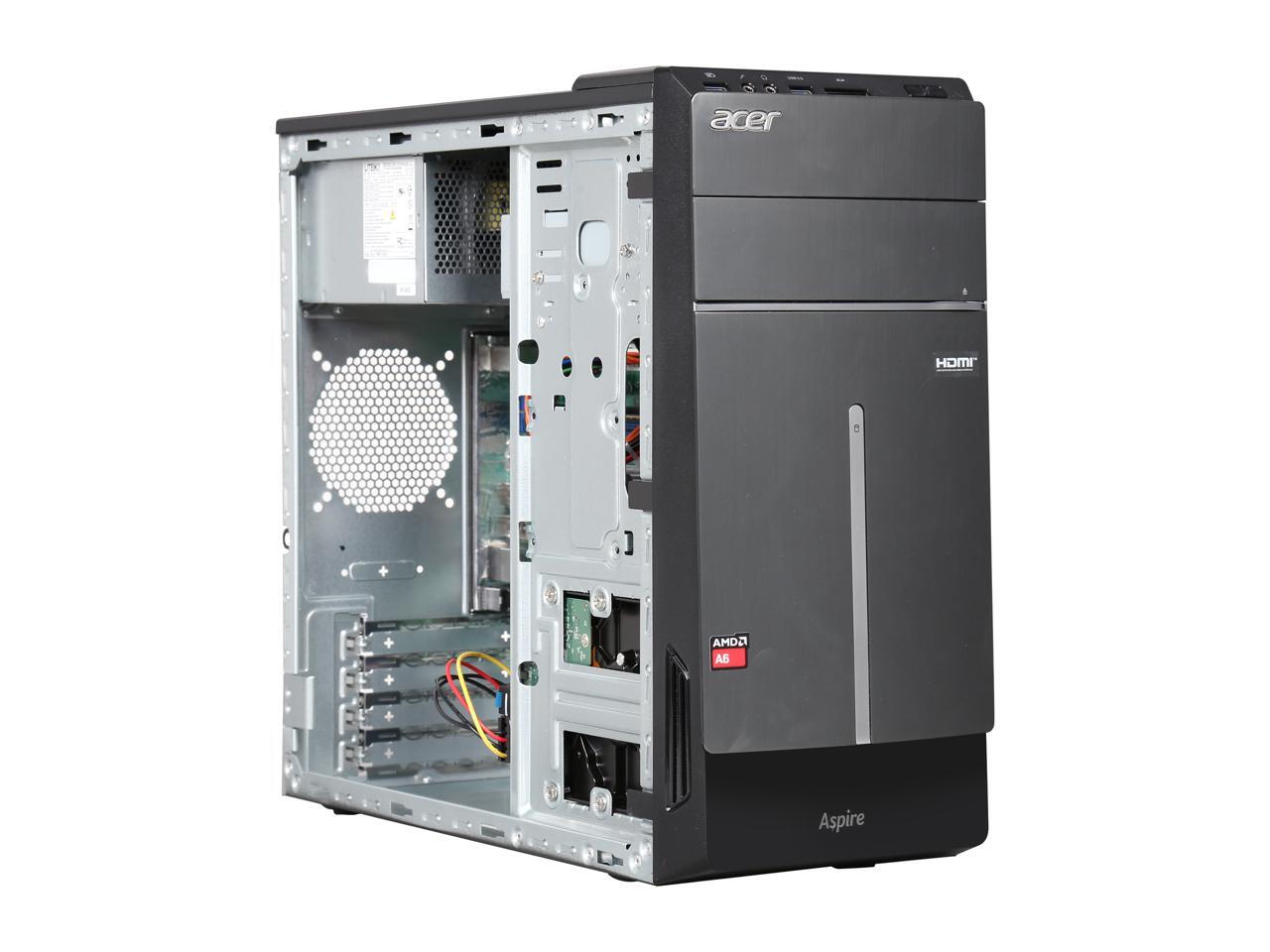 Acer Desktop PC ATC-115-UR13 AMD A6-6310 4GB DDR3 1TB HDD Windows 8.1 ...