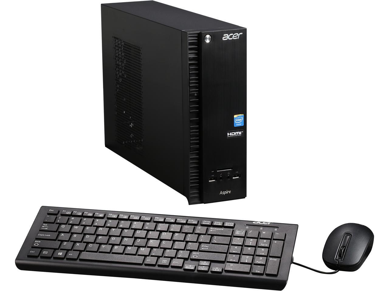 Refurbished: Acer Desktop Computer Aspire AXC-703G-UW51 Celeron J1900 ...