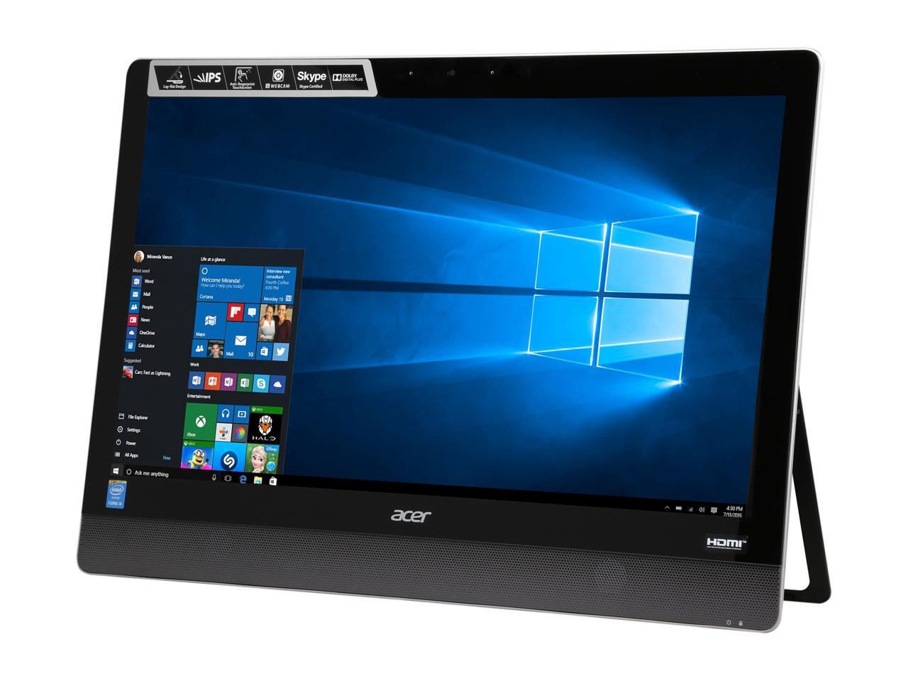 Open Box: Acer All-in-One Computer Aspire U5 AU5-620-UR53 Intel Core i5 ...