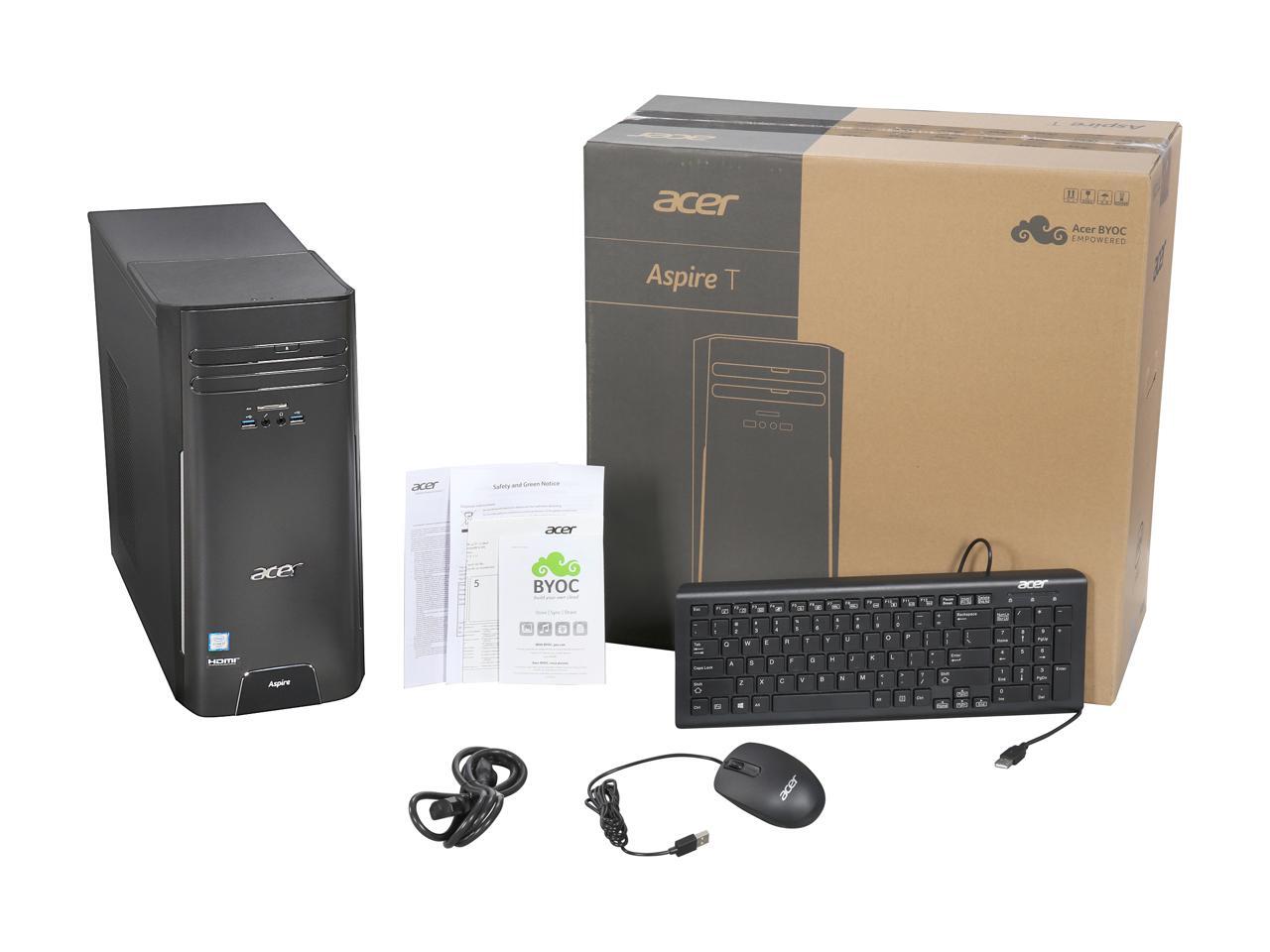 Acer Desktop Computer Aspire T AT3-710-UR54 Intel Core i7-6700 16GB ...