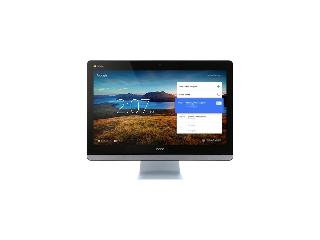 Open Box: Acer All-in-One Computer Chromebase 24 CA24V-CT Celeron 3215U ...