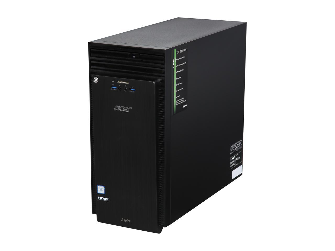 Acer Desktop PC Aspire T ATC-710-UR61 Intel Core i5-6400 8 GB DDR3L 2TB ...