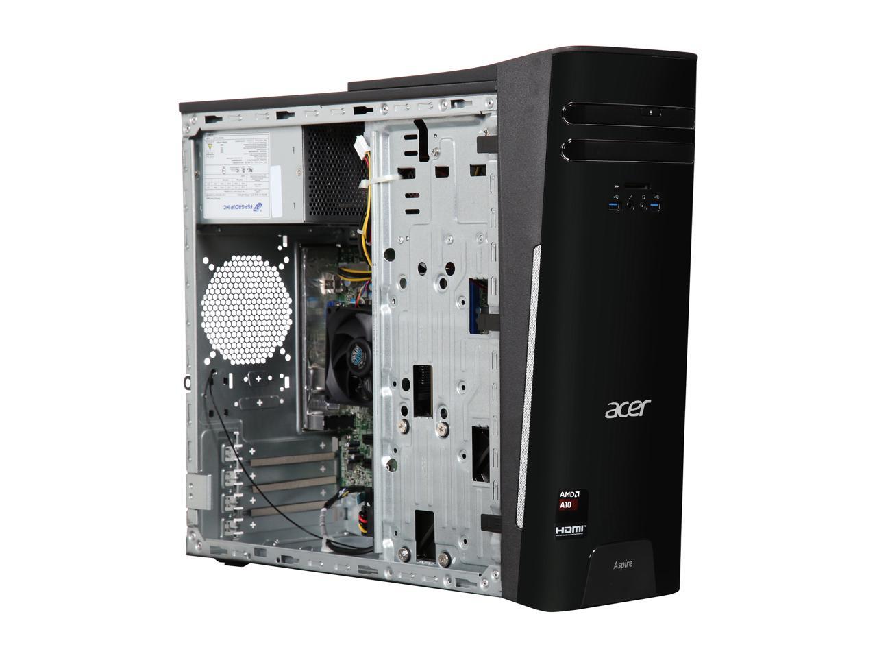 Acer Desktop Computer Aspire ATC-280-UR11 AMD A10-7800 12GB DDR3 2TB ...