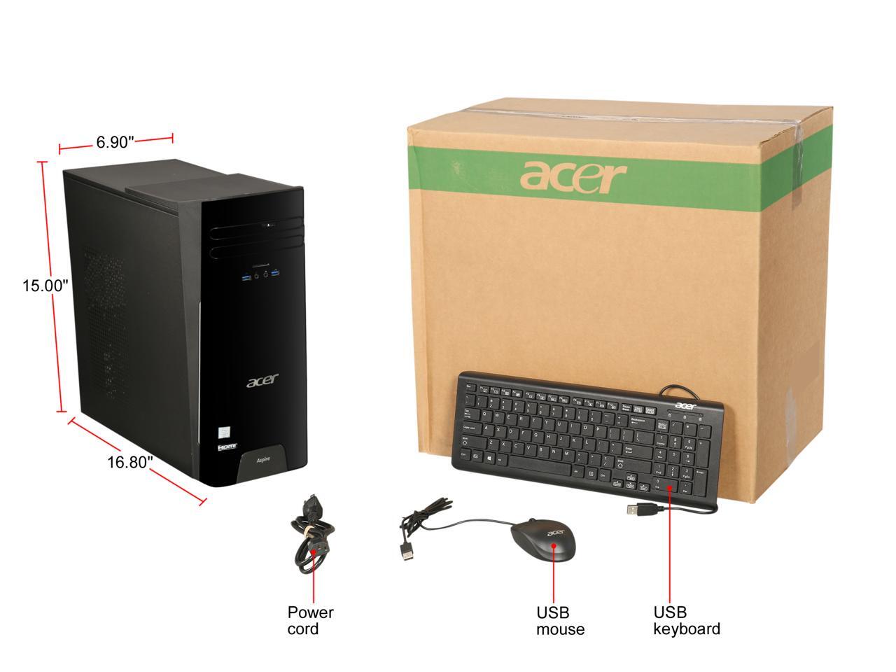 Refurbished: Acer Desktop Computer Aspire ATC-780-AMZi5 Intel Core i5 ...