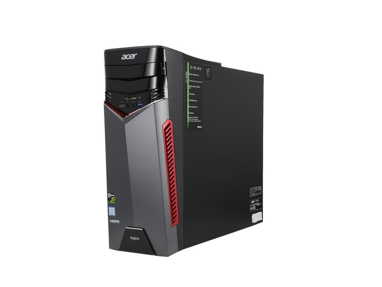 Acer Desktop Computer Aspire GX-785-UR18 Intel Core i7-7700 16GB DDR4 ...