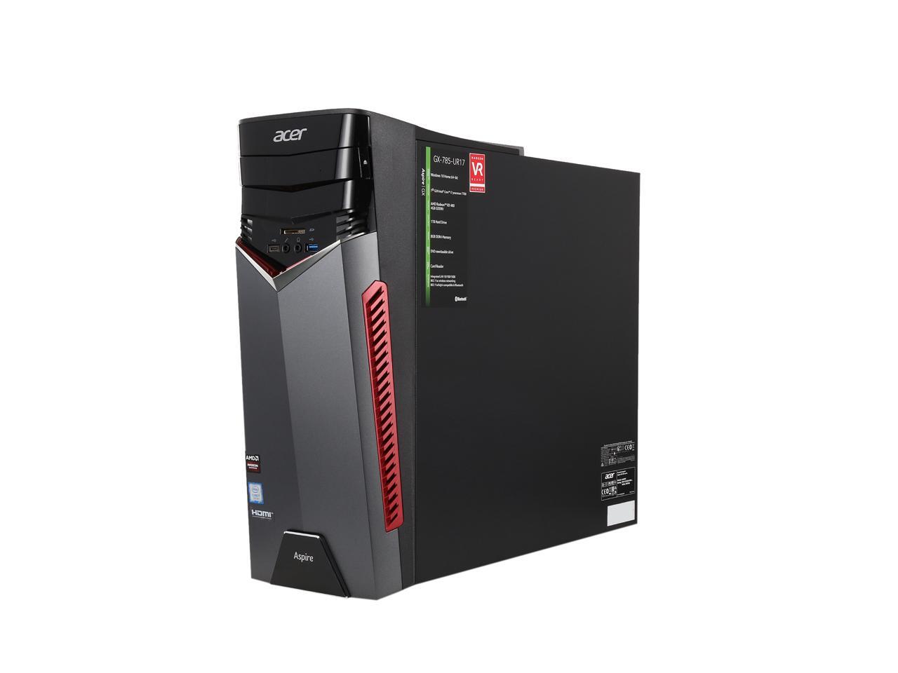 Acer Desktop Computer Aspire GX GX-785-UR17 Intel Core i7-7700 8GB DDR4 ...