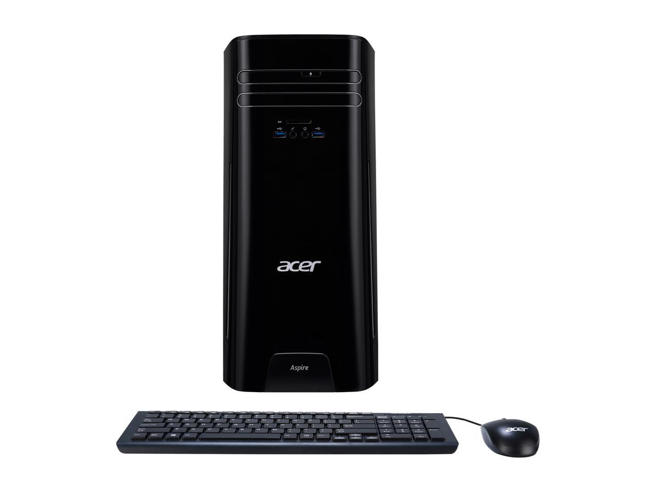 Acer Desktop Computer Aspire TC-281-UR12 AMD A10-9700 12GB DDR4 1TB HDD ...