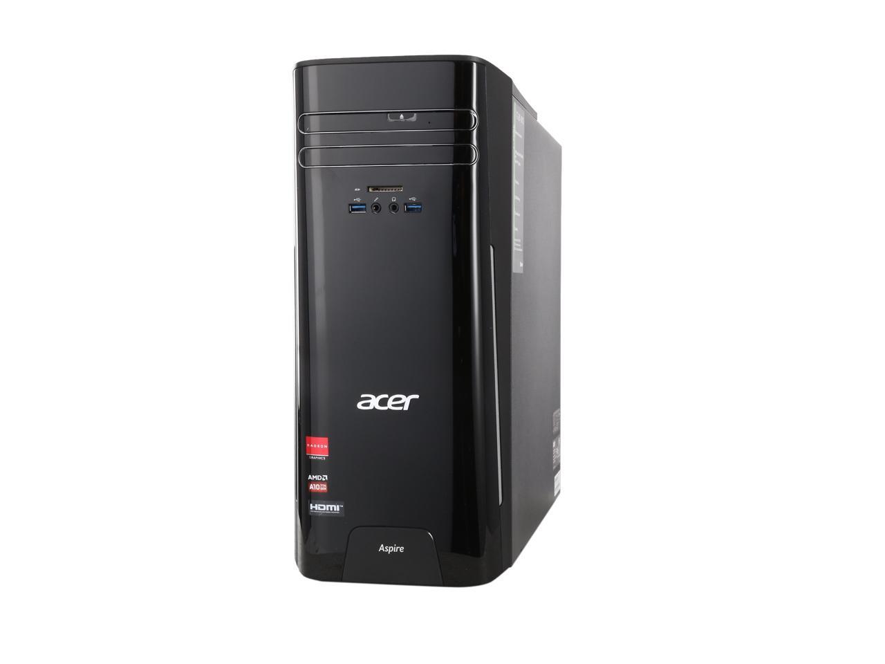 Acer Desktop Computer Aspire TC-281-UR12 AMD A10-9700 12GB DDR4 1TB HDD ...