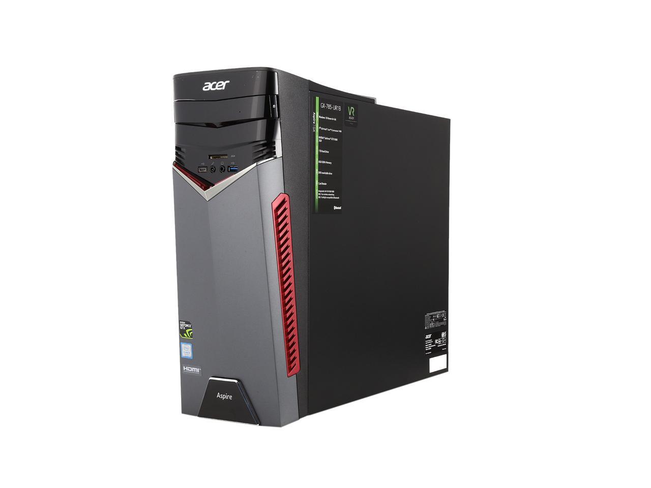 Acer Desktop Computer Aspire GX-785-UR1B Intel Core i5-7400 8GB DDR4 ...