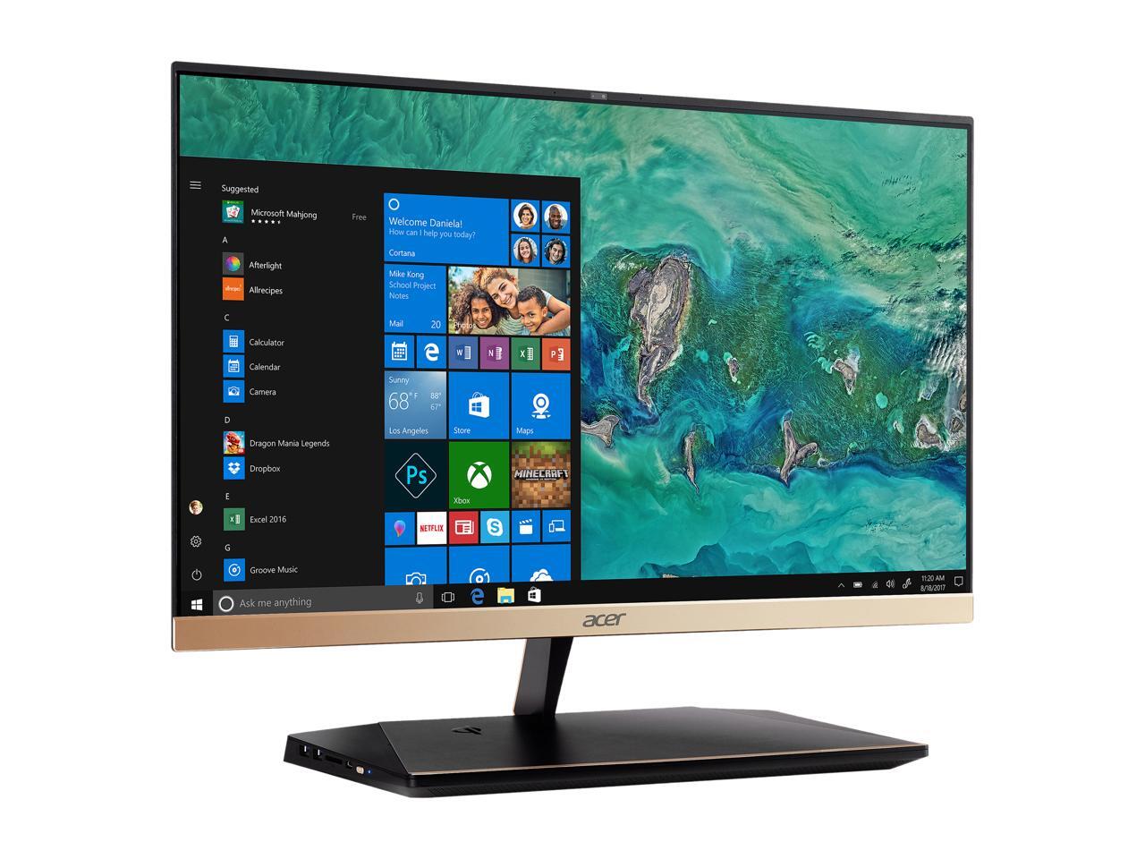 Acer All-in-One Computer Aspire S24-880-UR12 Intel Core i5-8250U 12GB ...