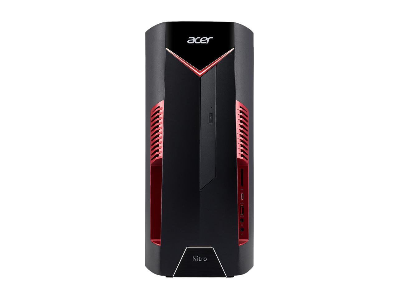 Acer Gaming Desktop Nitro 50 N50-600-UR15 Intel Core i5-8400 8GB DDR4 ...