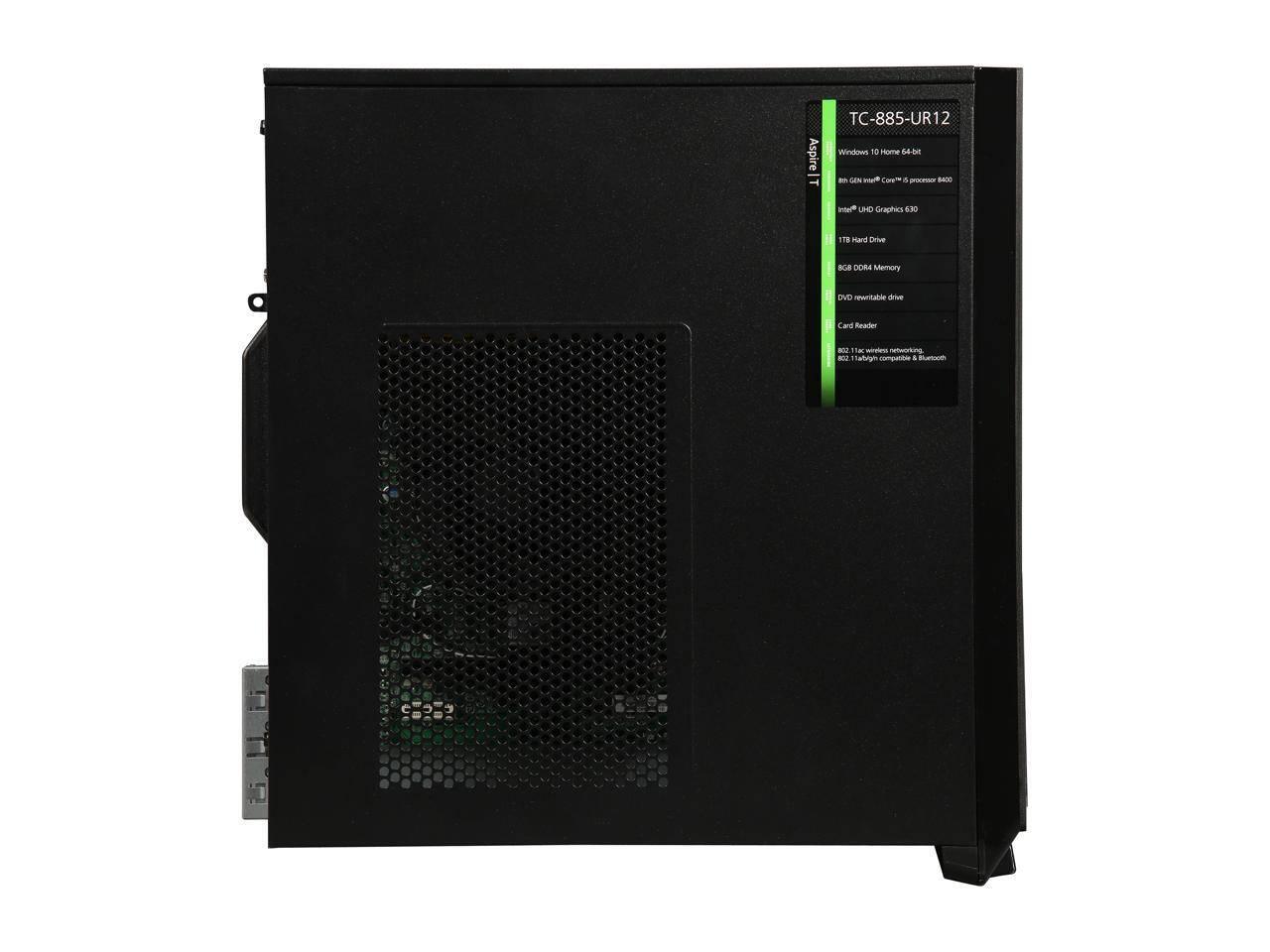 Refurbished: Acer Grade A Desktop Computer Aspire TC TC-885-UR12 Intel ...