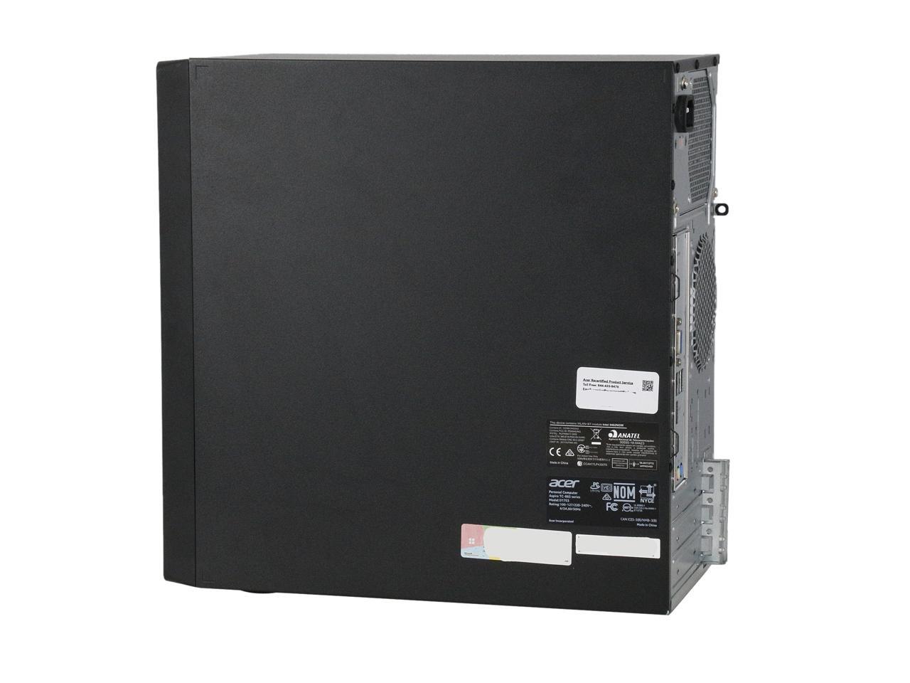 Refurbished: Acer Grade A Desktop Computer Aspire TC TC-865-DH11 Intel ...