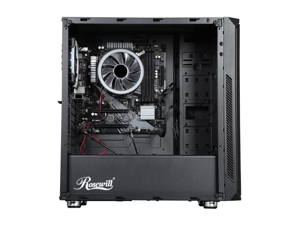 ABS Forge - AMD RYZEN 5 3600 - ASRock B450M/AC Motherboard - Rosewill ...