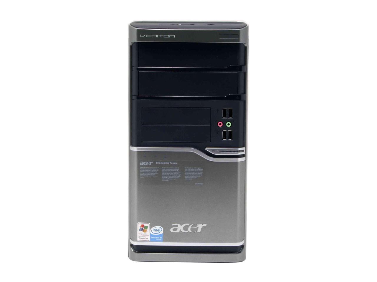 Acer Desktop PC Veriton 6800 VT6800-U-P6302 Intel Pentium 4 631 512MB ...