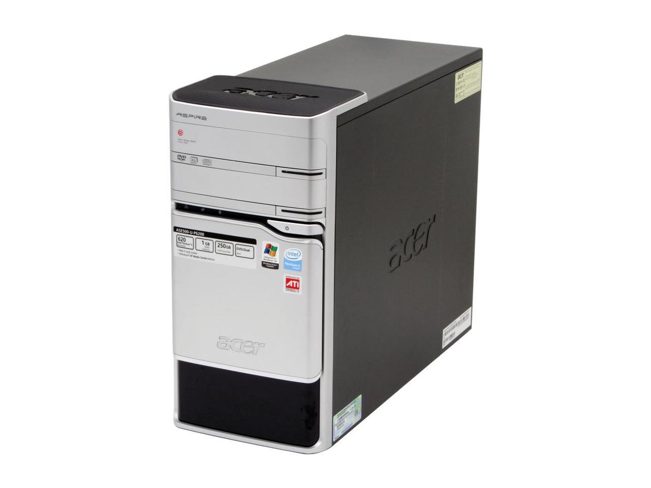 Acer Desktop PC Aspire ASE500-U-P6200 Intel Pentium 4 620 1GB DDR2 ...