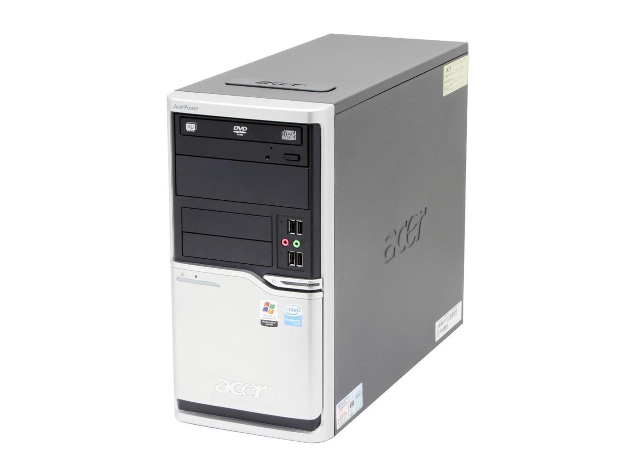 Acer Desktop PC Power APFH-EP9250P Intel Pentium D 925 1GB DDR2 160GB ...