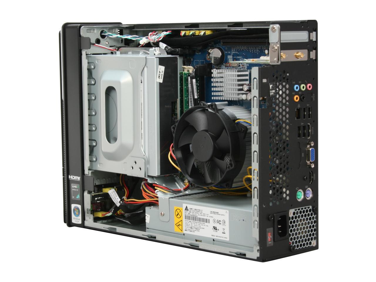 Acer Desktop PC Aspire AX1200-ED5200A 5200+ 3GB DDR2 640GB HDD Windows ...