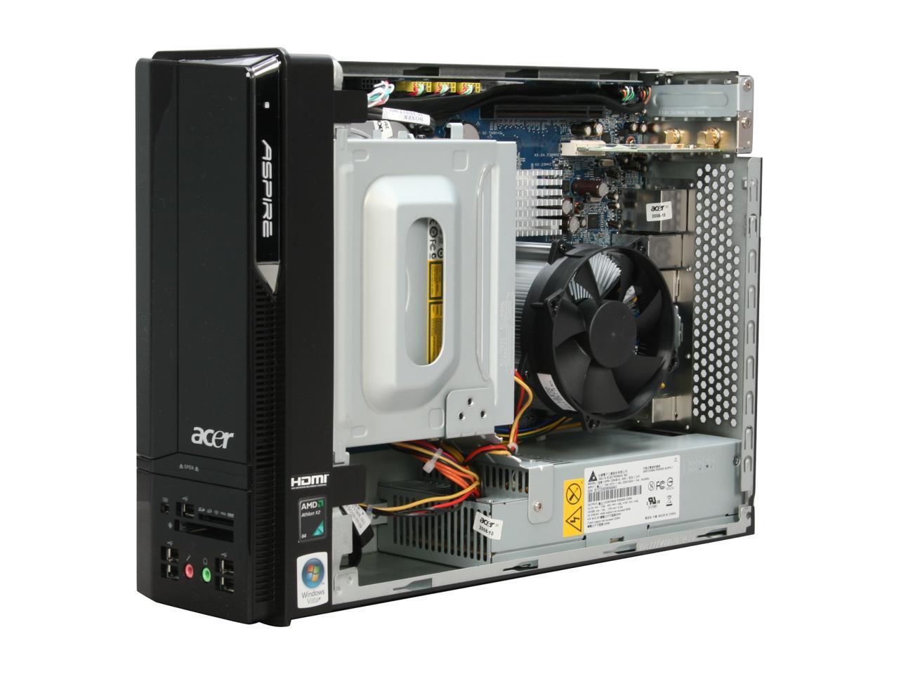 Acer Desktop PC Aspire AX1200-ED5200A 5200+ 3GB DDR2 640GB HDD Windows ...