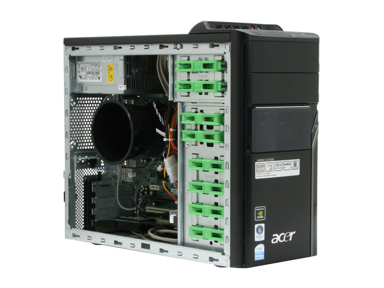 Acer Desktop PC Aspire AM3641-U3702A Intel Pentium E2220 3GB DDR2 320GB ...