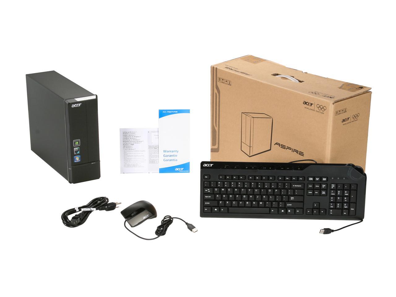 Acer Desktop PC Aspire AX1301-U9032 AMD Athlon II X2 215 3GB DDR2 320GB ...