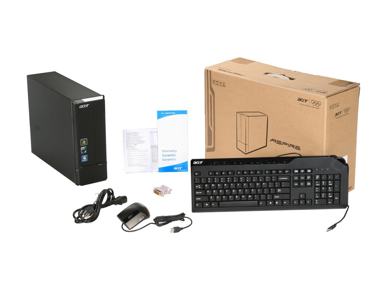 Acer Desktop PC Aspire AX1301-U9052 AMD Athlon II X2 215 4GB DDR2 750GB ...