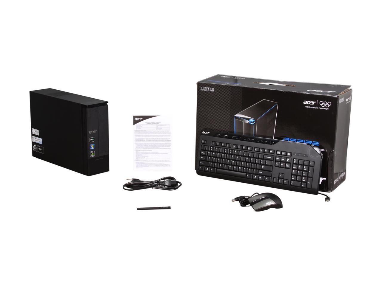 Acer Desktop PC Aspire AX3400-U3032 AMD Athlon II X4 640 4GB DDR3 1TB ...