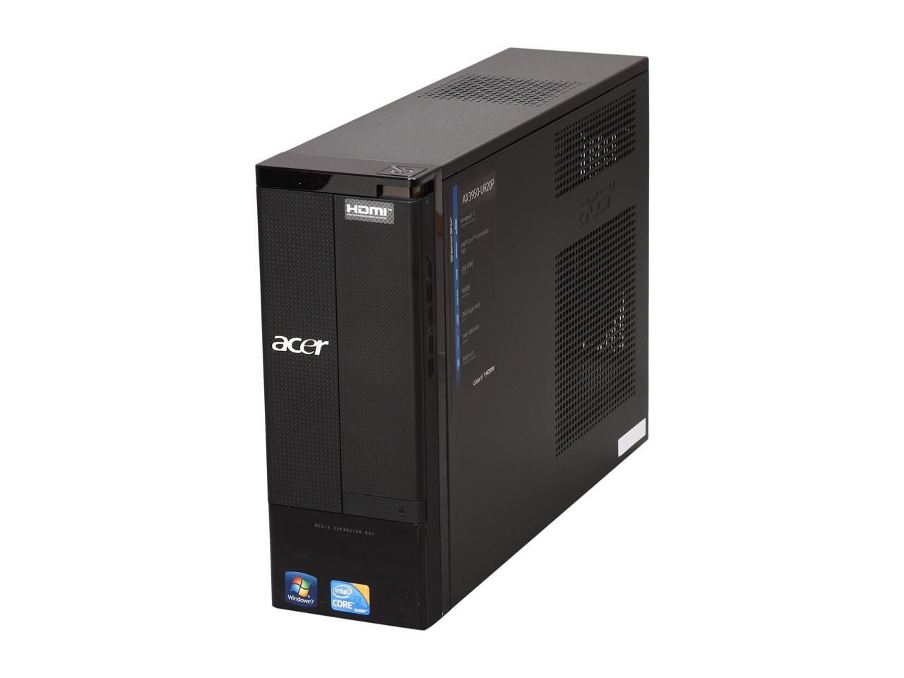 Open Box: Acer Desktop PC Aspire X3 AX3950-UR20P (DT.SE6AA.002) Intel ...