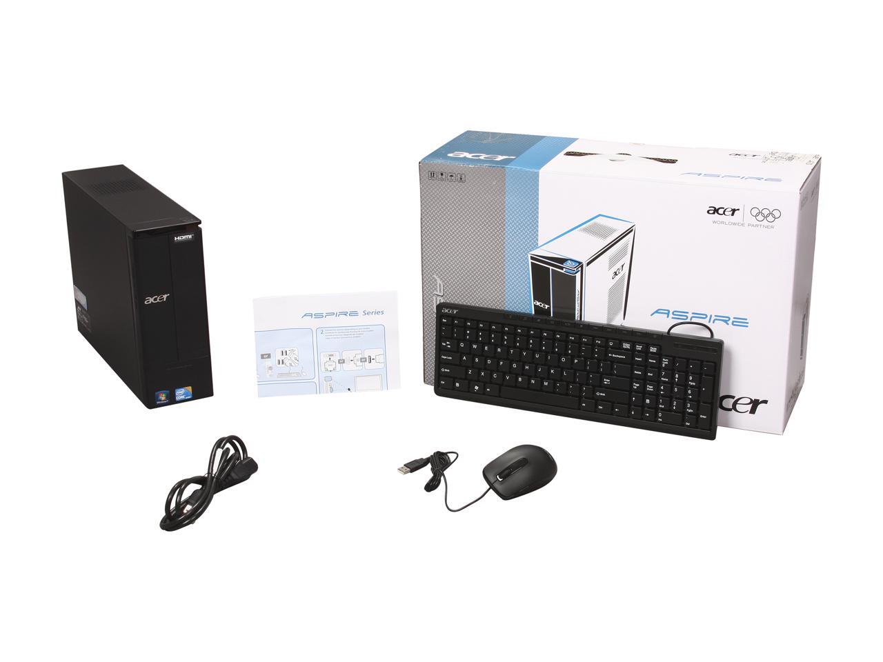 Open Box: Acer Desktop PC Aspire X3 AX3950-UR20P (DT.SE6AA.002) Intel ...