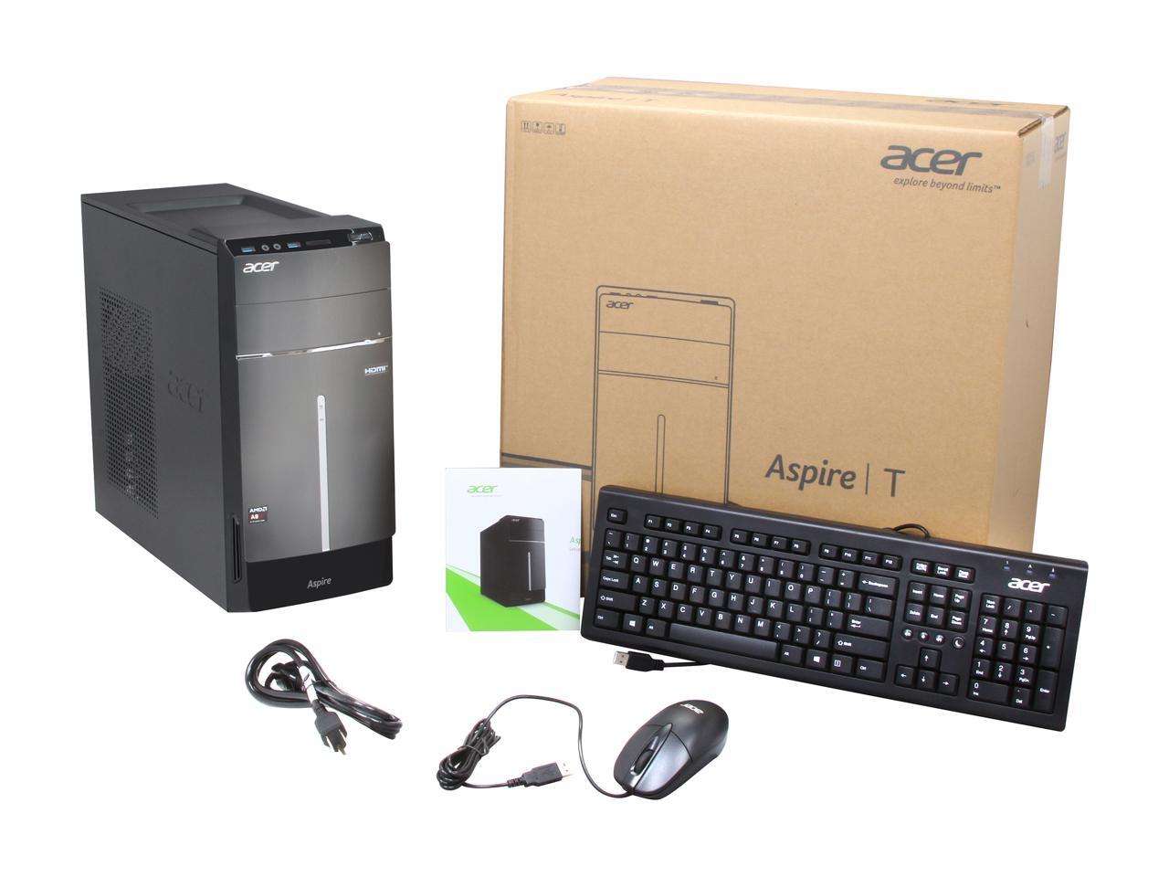 Acer Desktop PC ATC-105-UR10 AMD A8-6500 (2 x 4096MB) 1TB HDD AMD ...