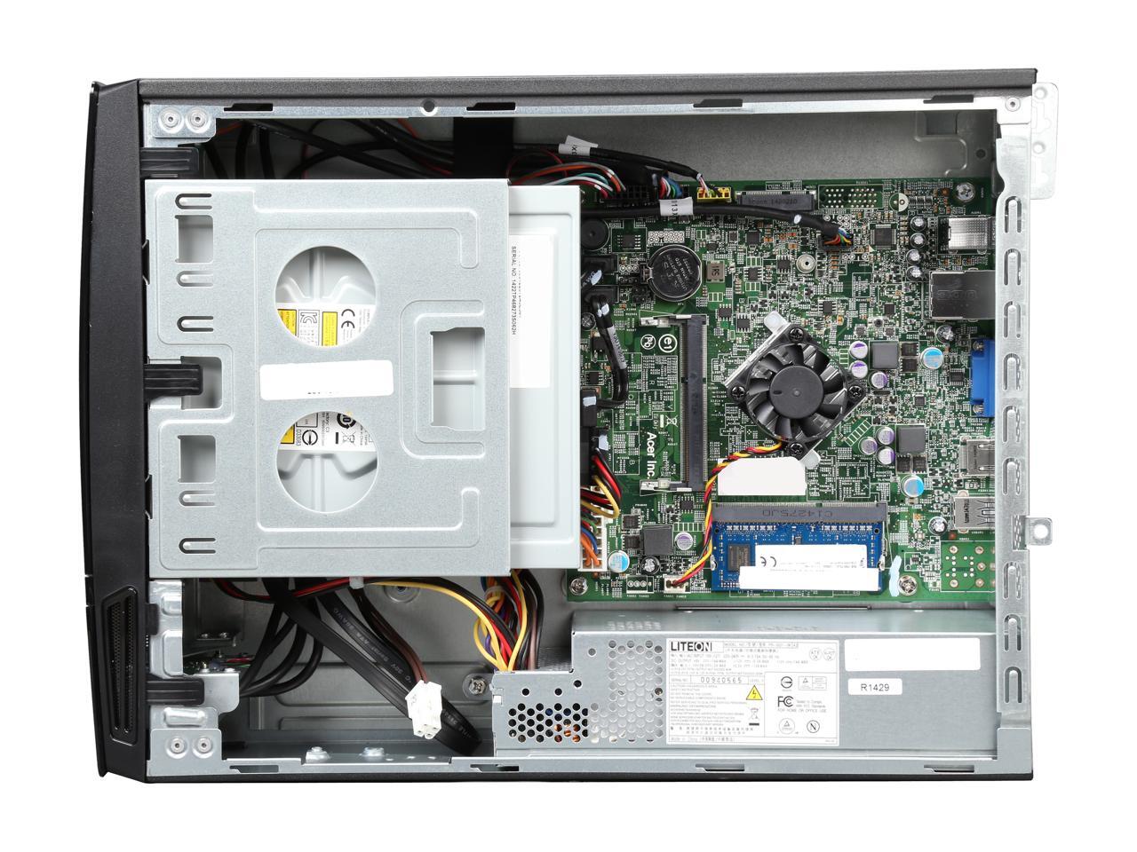 Acer Desktop PC AXC-603-UR2D Intel Pentium J2900 4GB DDR3 500GB HDD ...