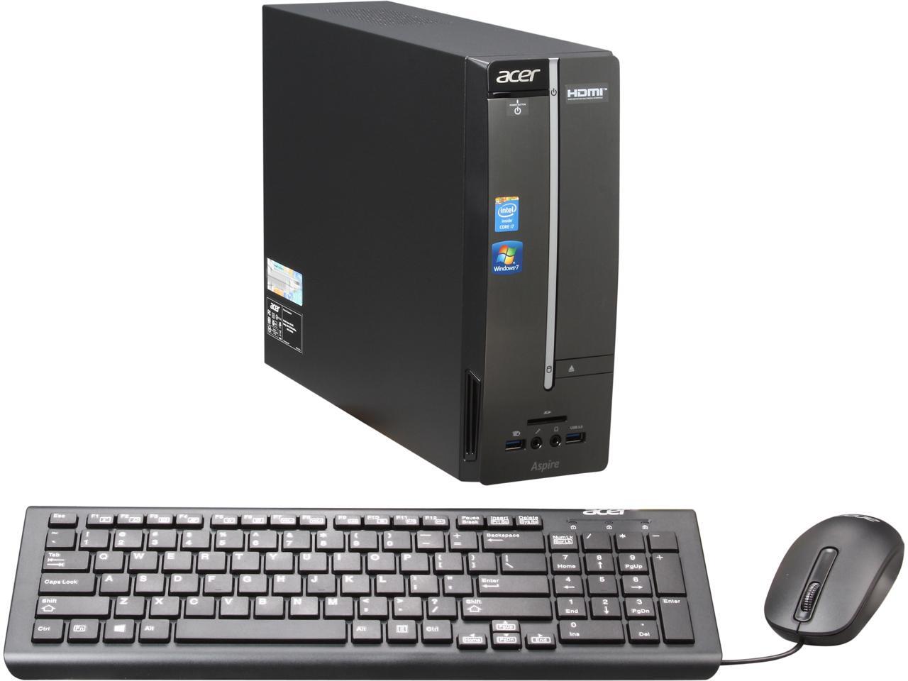 Acer Desktop PC AXC-605-UR2C Intel Core i7-4790 4GB DDR3 1TB HDD ...