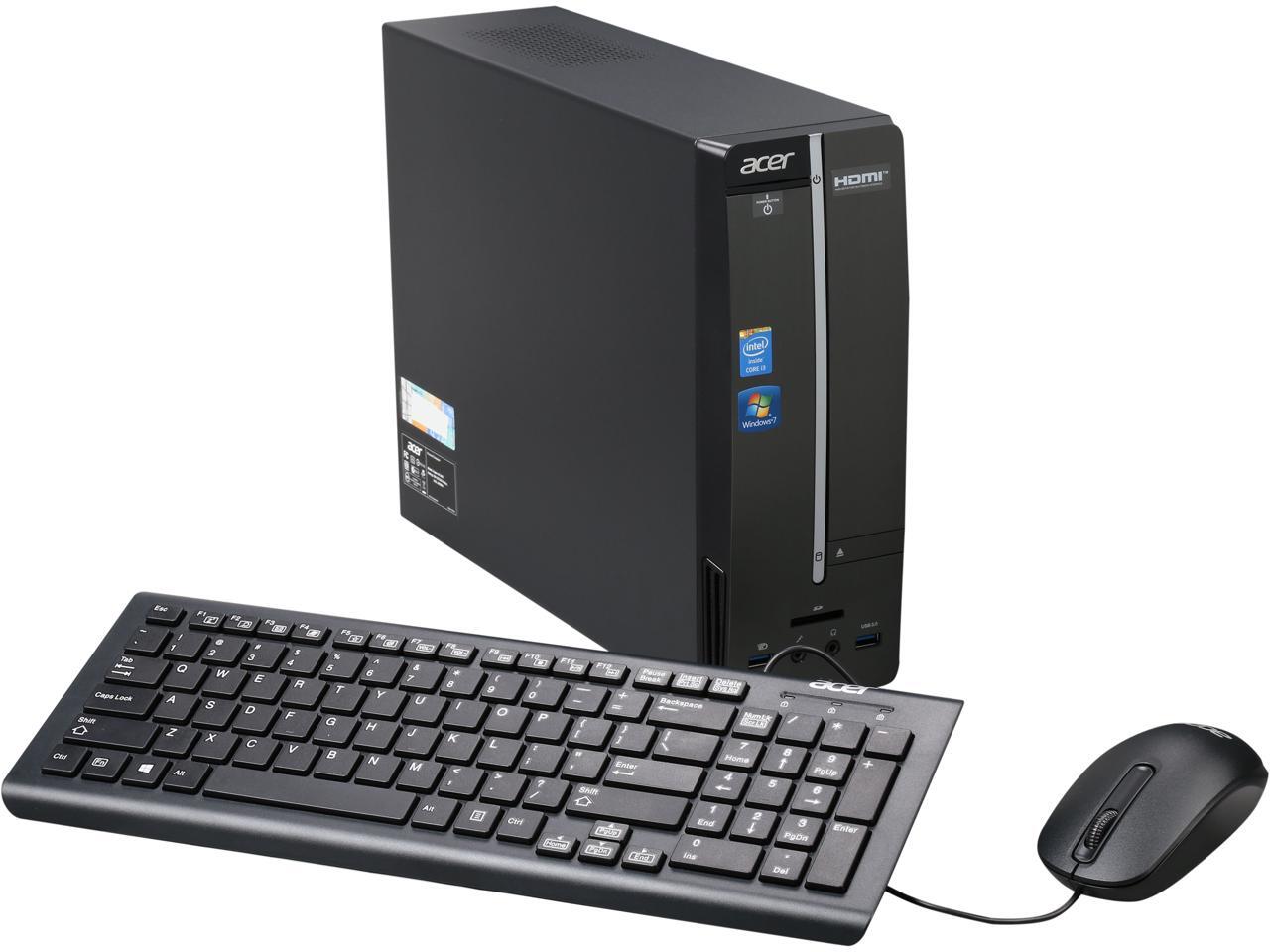 Acer Desktop PC AXC-605-UR26 Intel Core i3-4160 4GB DDR3 1TB HDD ...