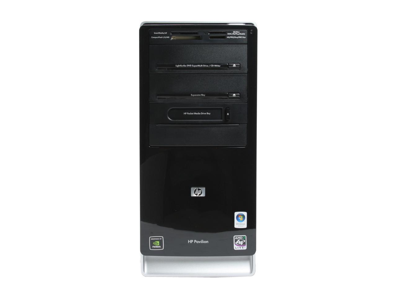 HP Desktop PC Pavilion A6200N(GN556AA) 5000+ 2GB DDR2 360GB HDD Windows ...