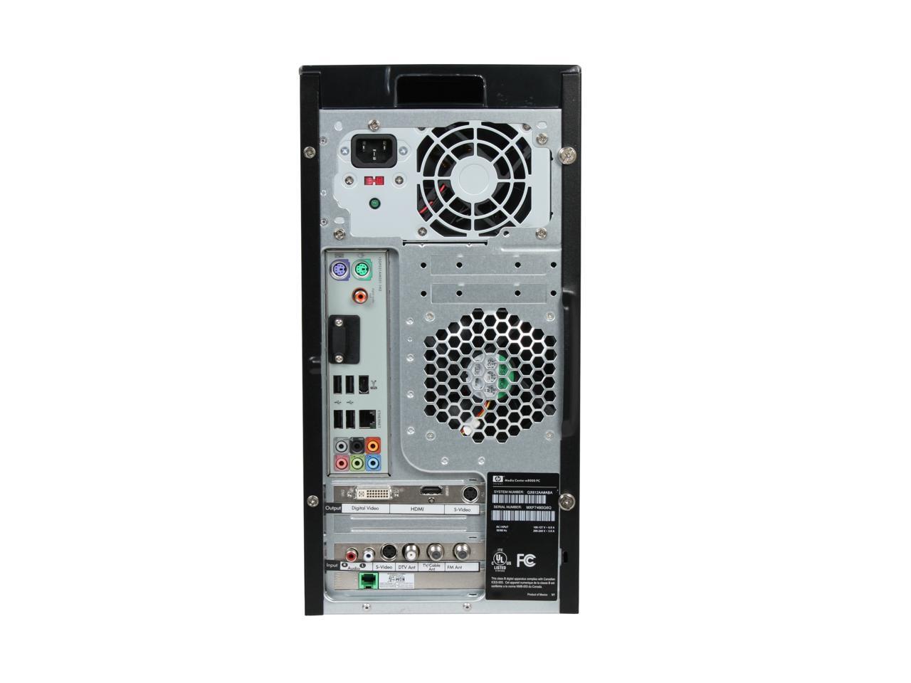 HP Desktop PC Pavilion M8330F(GX612AA) AMD Phenom X4 9500 3GB DDR2 ...