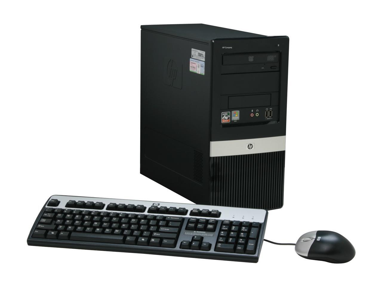 HP Compaq Desktop PC DX2450(KA439UT#ABA) AMD Athlon 64 1640B 512MB DDR2 ...