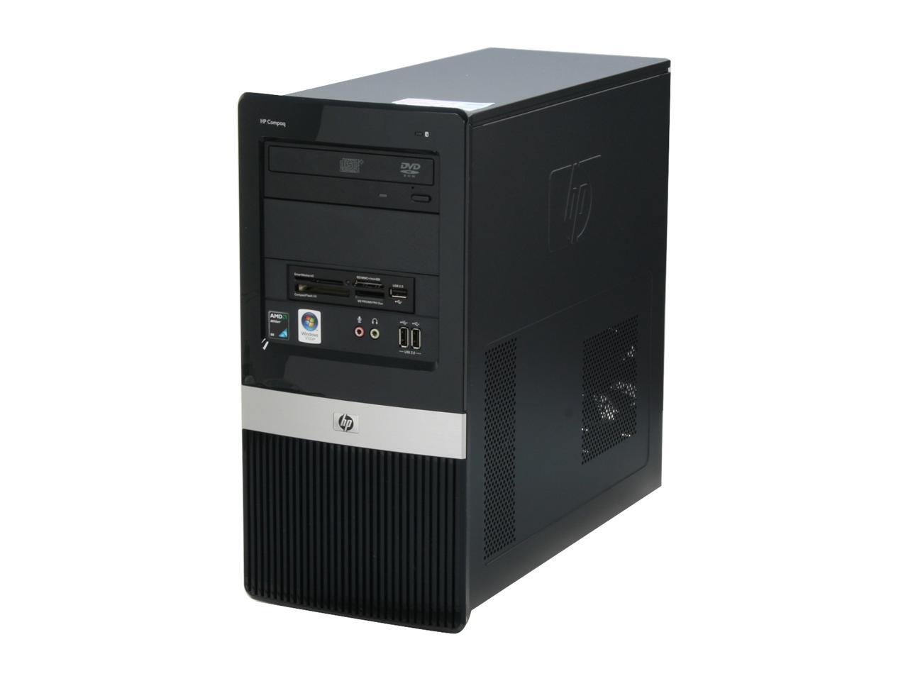 HP Compaq Desktop PC DX2450(KA574UT#ABA) AMD Athlon X2 4450B 2GB DDR2 ...
