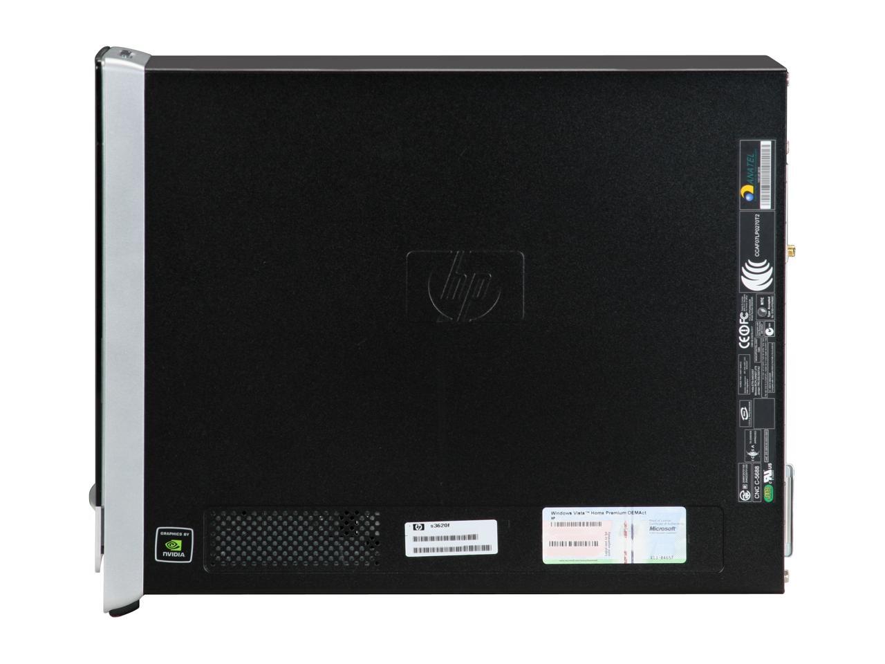 Refurbished: HP Desktop PC Pavilion Slimline S3620F(FK785AAR) Intel Pentium E5200 4GB DDR2 500GB ...