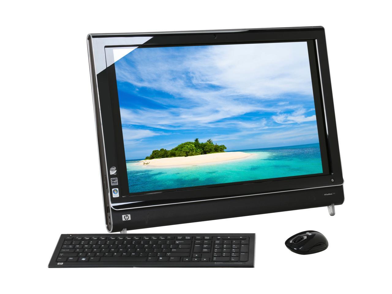 Open Box: HP Desktop PC TouchSmart IQ816(FK783AAR) Core 2 Duo T8100 (2 ...