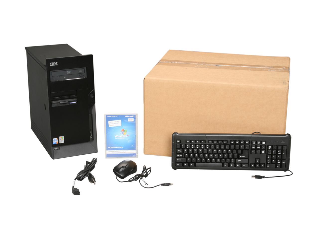 Refurbished: IBM Desktop PC ThinkCentre M50 (8189-58U) 3.2GHz 512MB DDR ...