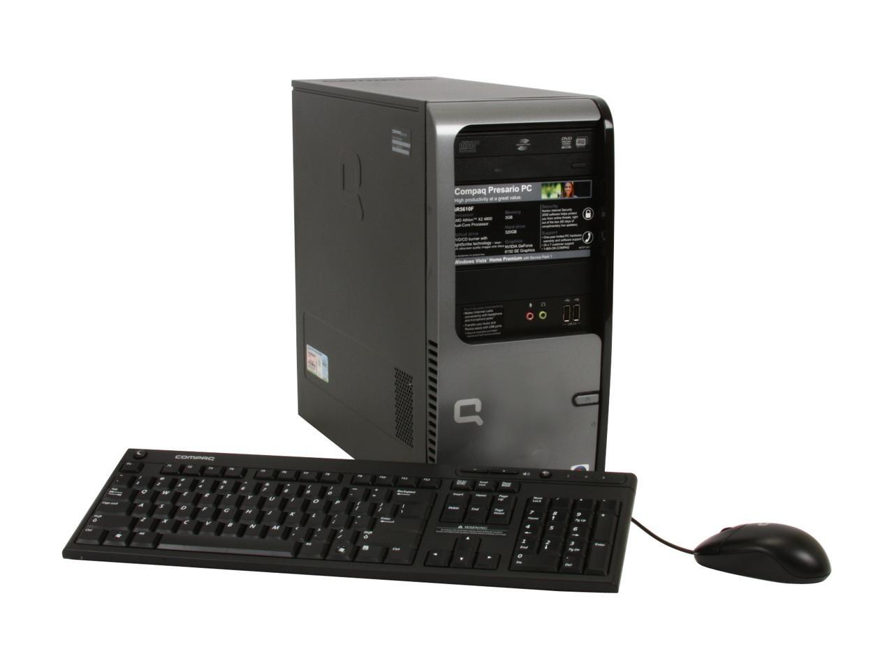 COMPAQ Desktop PC Presario SR5610F(FK586AA) 4800+ 3GB DDR2 320GB HDD ...