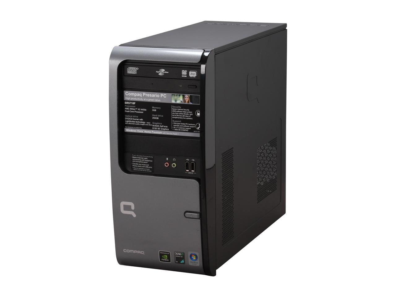 COMPAQ Desktop PC Presario SR5710F(FQ582AA) AMD Athlon 64 X2 4450e 3GB ...