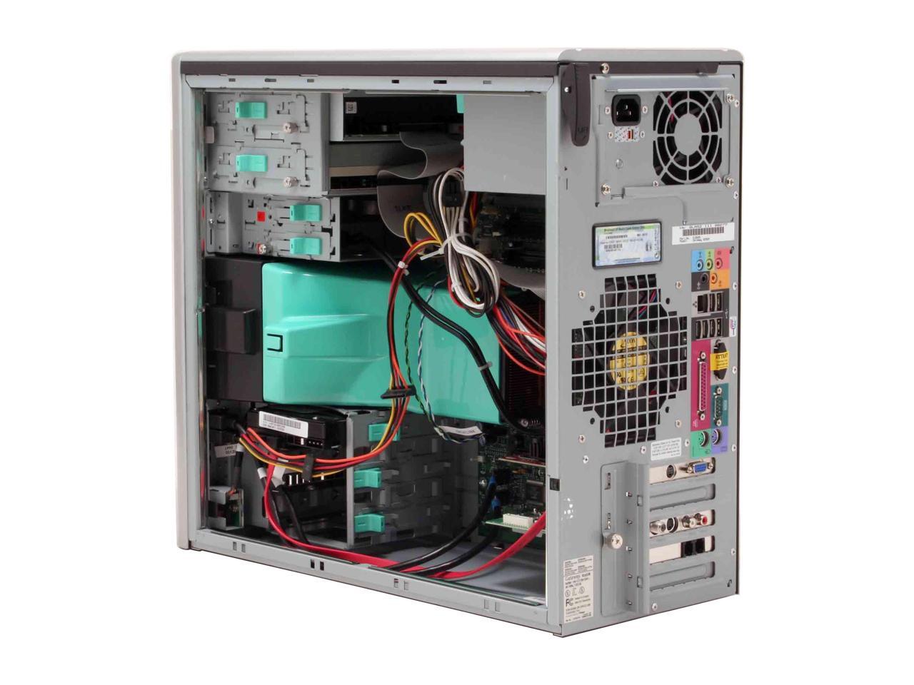 Gateway Desktop PC 825GM 3.40GHz 1GB DDR 250GB HDD Windows XP Media ...