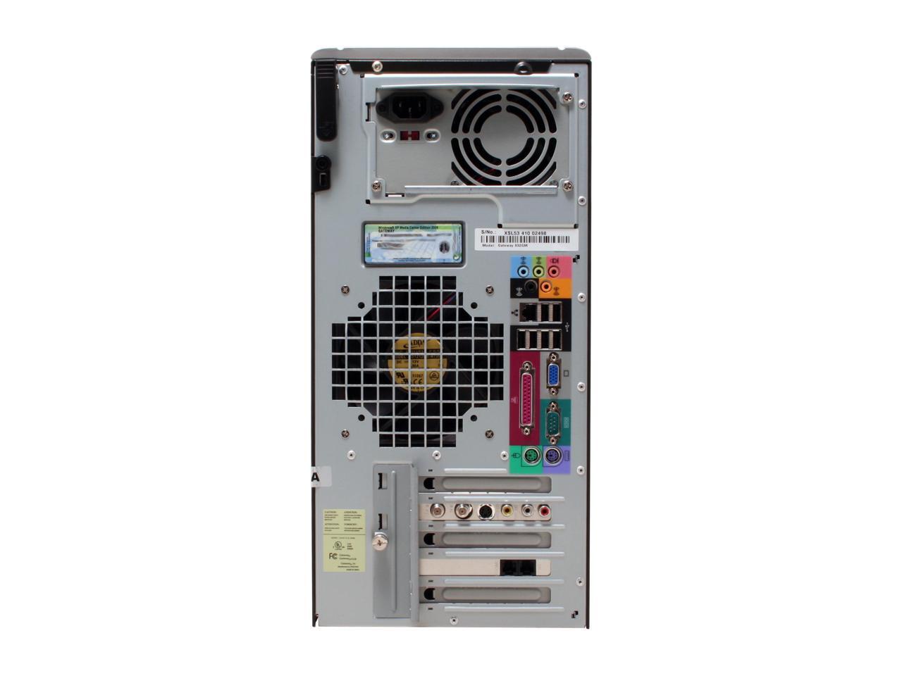 Gateway Desktop PC 832GM Intel Pentium 4 630 1GB DDR 250GB HDD Windows ...