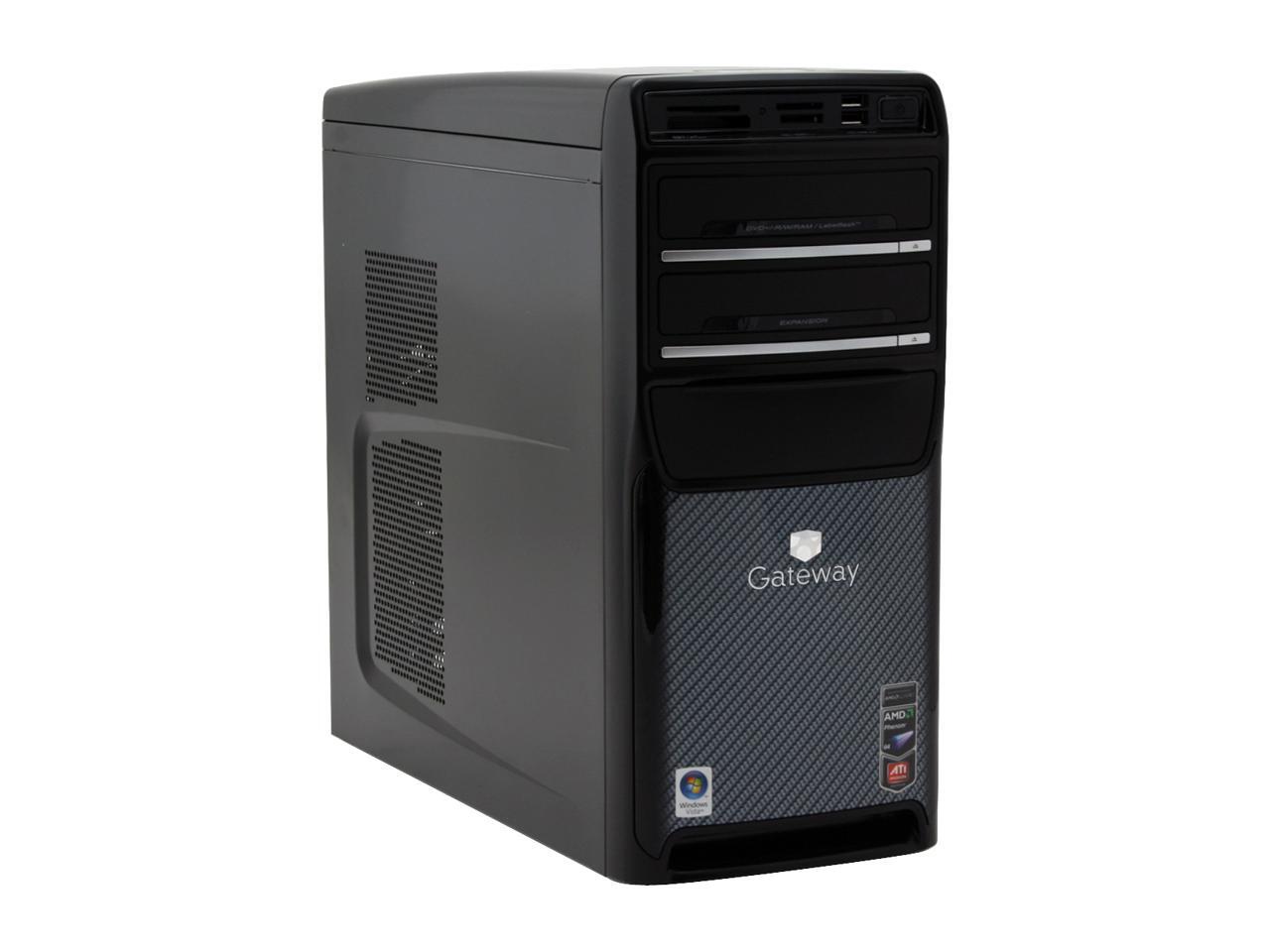 Gateway Desktop PC GT5662 AMD Phenom X4 9500 3GB DDR2 500GB HDD Windows ...