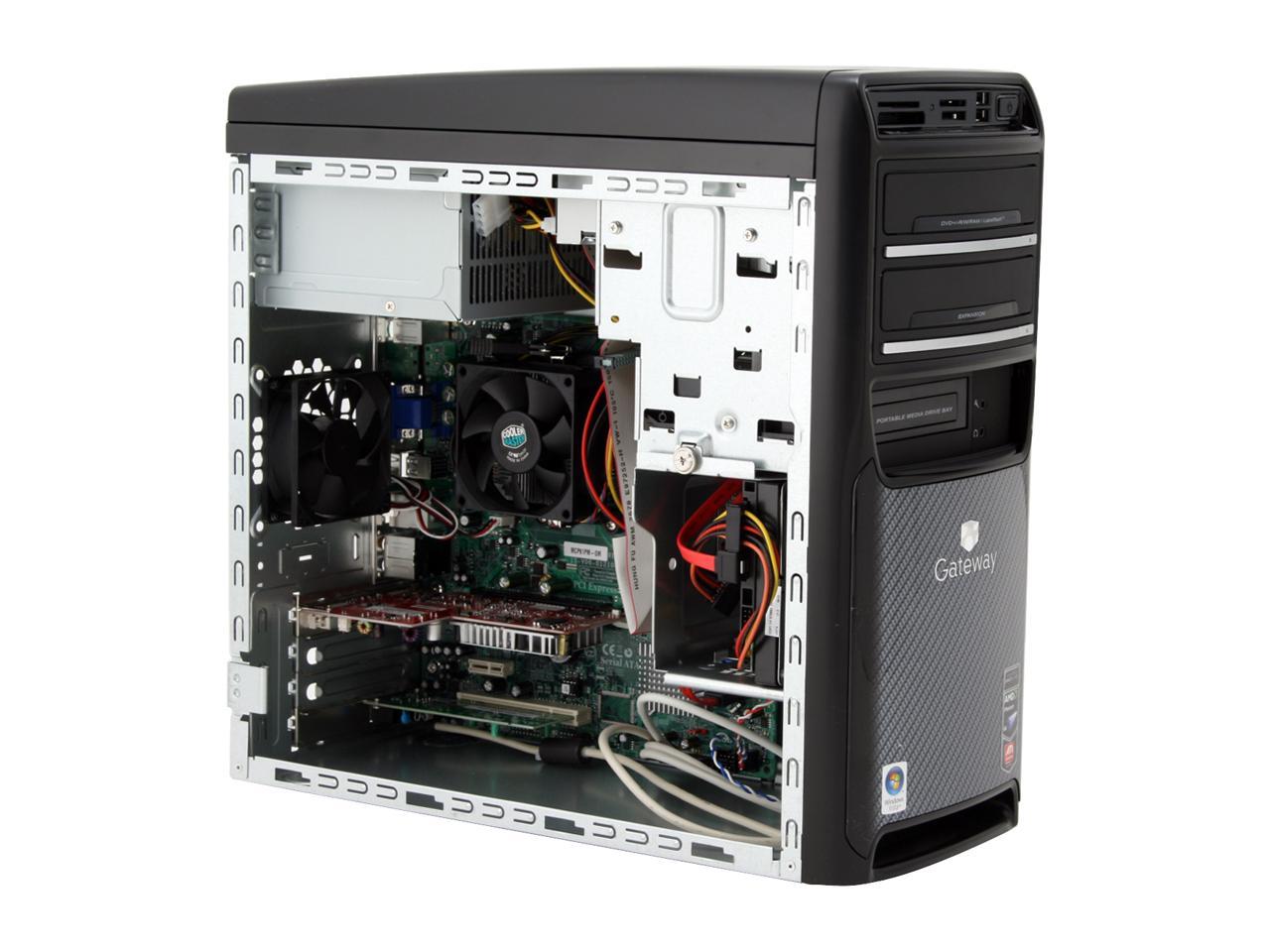 Gateway Desktop PC GT5662 AMD Phenom X4 9500 3GB DDR2 500GB HDD Windows ...
