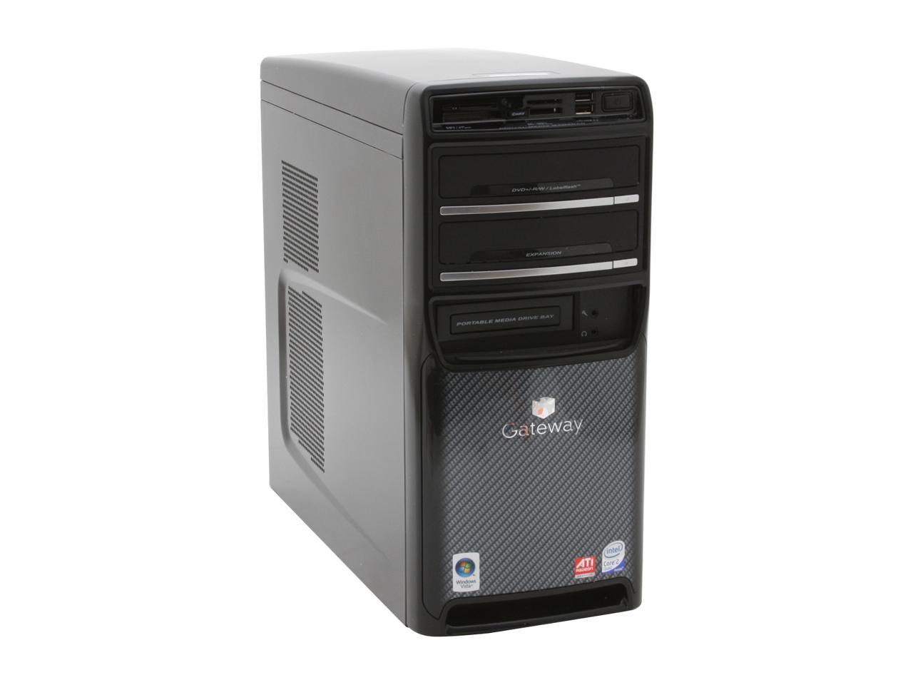 Gateway Desktop PC GT5678 Intel Core 2 Quad Q6600 4GB DDR2 750GB HDD ...