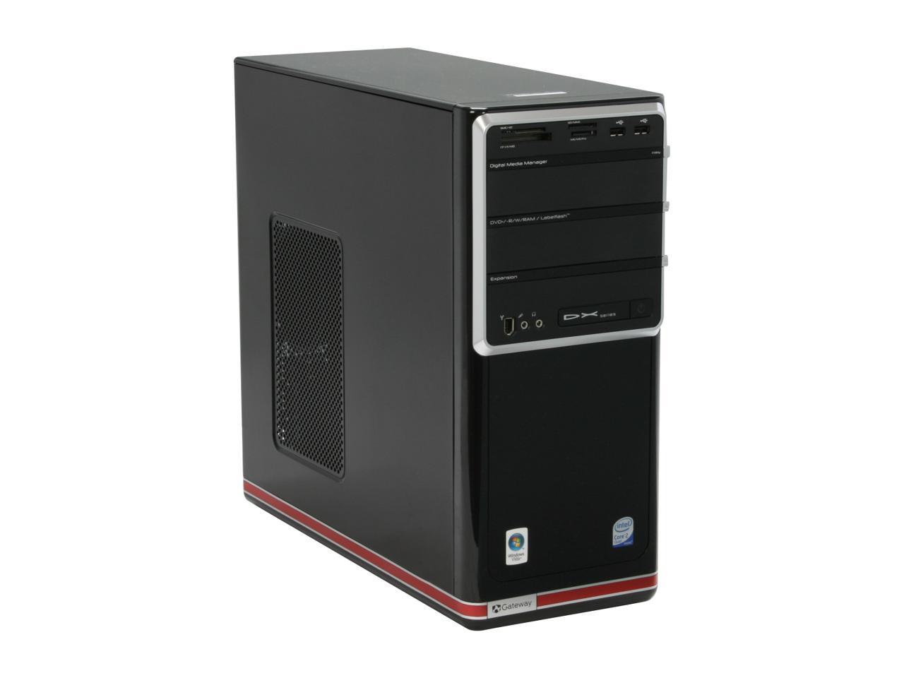 Gateway Desktop PC DX Series DX4710-05 Intel Core 2 Quad Q6600 6GB DDR2 ...